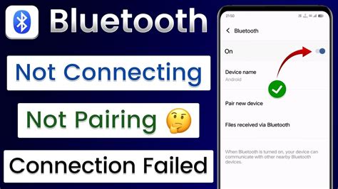 Bluetooth Connection Failed Bluetooth Pairing Problems Bluetooth Not Connecting YouTube