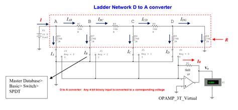 Solved A 4 Bit R2r Ladder Dac Circuit Used To Converter A