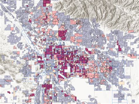 Tucson Arizona State District Map Interactive Map Tucson Area Rain
