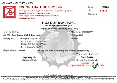 C TDA BỘ GIÁO DỤC VÀ ĐÀO TẠO TRƯỜNG ĐẠI HỌC DUY TÂN Nguyễn Văn Linh