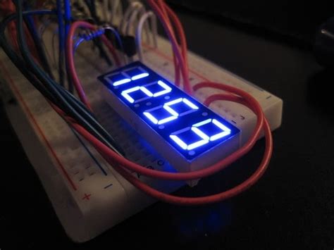 free video segment display multiplexing arduino with code from kevin