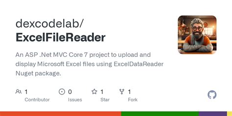 github dexcodelab excelfilereader an asp mvc core 7 project to
