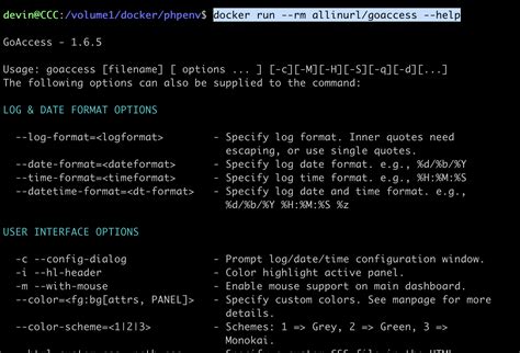 Phpenv Actual Combat Goaccess Is Real Website Analysis Docker Version