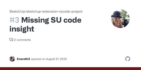 Missing Su Code Insight Issue Sketchup Sketchup Extension Vscode Project Github