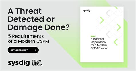 Brief 5 Essential Capabilities For A Modern Cspm Solution Sysdig