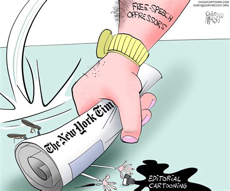 Editorial Cartoon U S New York Times Cartoonists Free Speech The Week