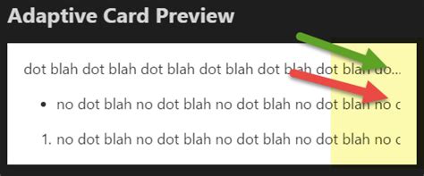 Bug Not Added When Using List Markdown · Issue 456 · Microsoftadaptivecards · Github