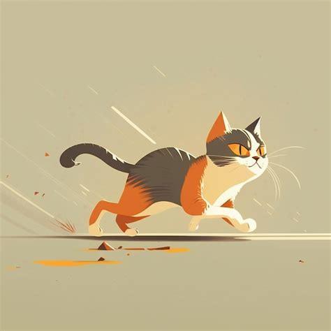 Cat Running Animation Images Free Download On Freepik