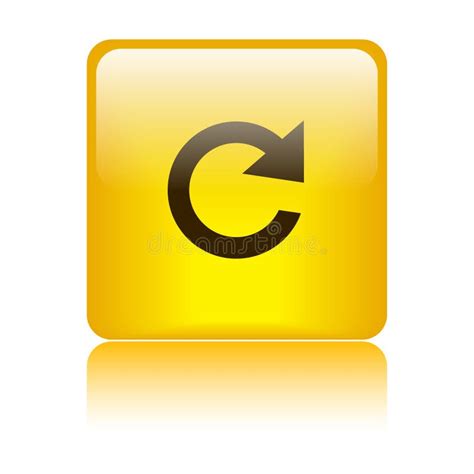 Reload Icon Web Button Blue Stock Illustration Illustration Of Email