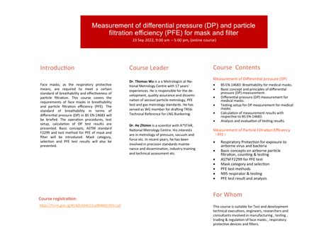 Pdf Online Course Measurement Of Differential Pressure Dp And Particle Filtration