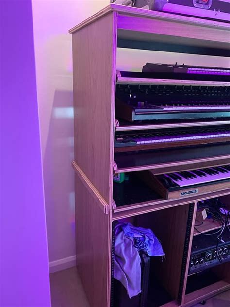 Custom Rack And Keyboard Cabinet Reverb