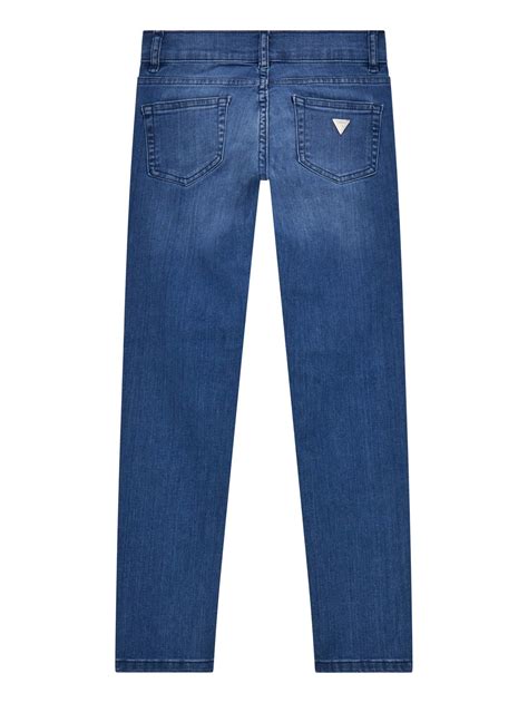 Embroidered Skinny Denim Pants Guess