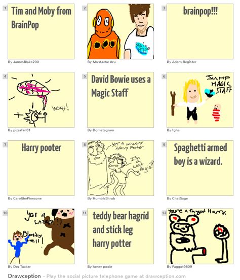 Tim And Moby From Brainpop Drawception