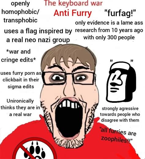 Saw An Anti Furry Meme So I Decided To Make A Anti Furry Version Rantifursinaction