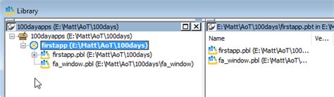 Days Of PowerBuilder Tutorial Day Building Up The Application Structure Anvil Of Time