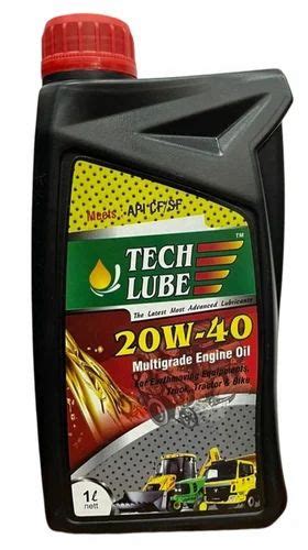 1 L Tech Lube 20W40 Multigrade Engine Oil at ₹ 140/bottle in Pune | ID ...