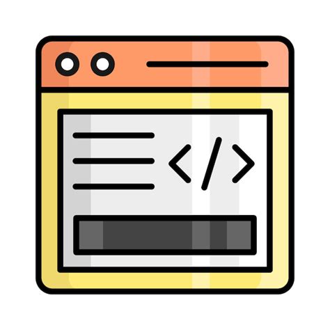 Premium Vector Editable Vector Of Web Coding Web Development Icon