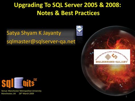 ppt sql server 2005 and 2008 upgrade best practices and notes powerpoint