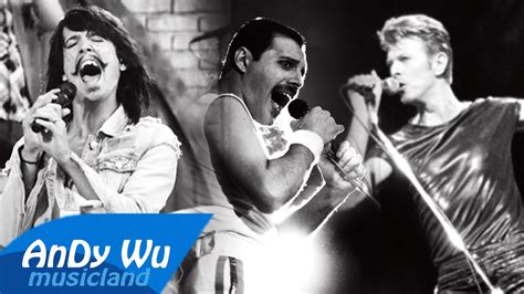 David Bowie And Queen And Eric Nally Under Pressure Downtown Feat