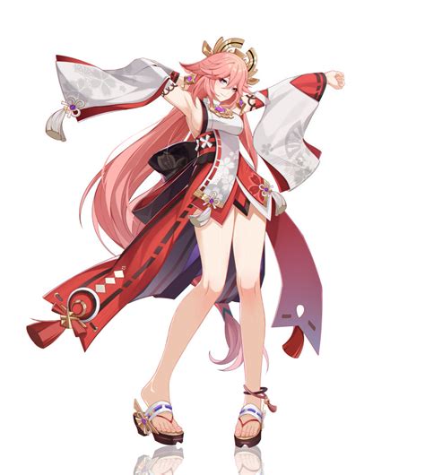 Tetsunana Yae Miko Genshin Impact Absurdres Highres 1girl Animal