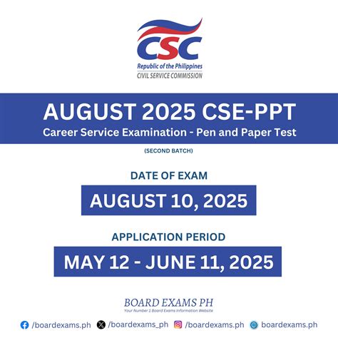 Board Exams Ph August 2025 Cse Ppt Schedule Date Of Facebook