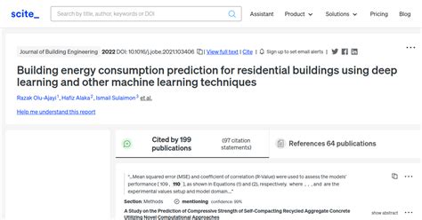 Building Energy Consumption Prediction For Residential Buildings Using