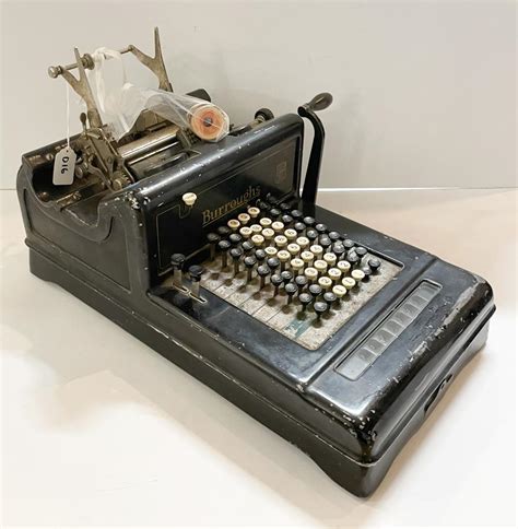 Lot Burroughs Adding Machine