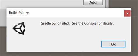 gradle build failed see the console for details build up error
