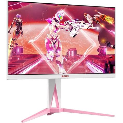 AOC AGON AG QXR Hz K IPS Gaming Monitor Pink BIG W