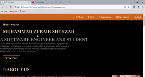 [video] muhammad zubair shehzad on linkedin this is my portfolio that