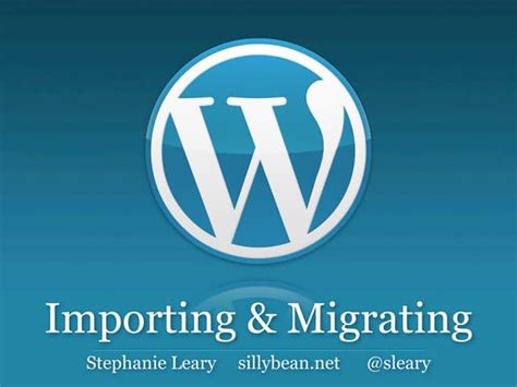importing and migrating ppt
