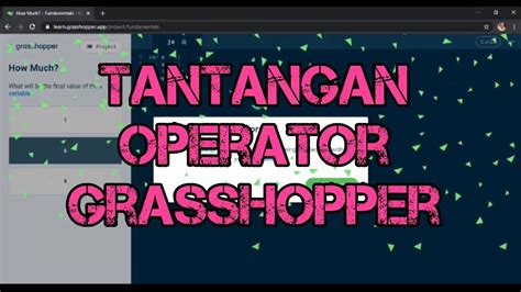 Menyelesaikan Tantangan Operator Grasshopper Youtube