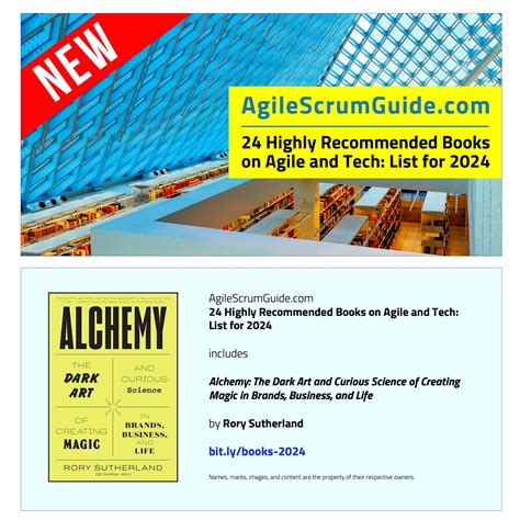 The Newly Released 24 Highly Recommended Books On Agile And Tech List For 2024 Includes