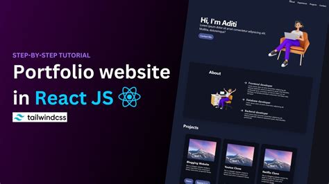 Complete Responsive Portfolio Website Using React Js And Tailwind Css