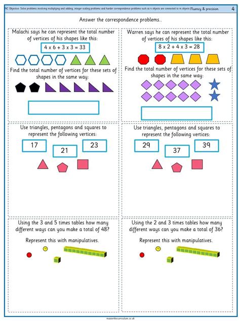 Solve Problems Involving Multiplying And Adding Integer Scaling