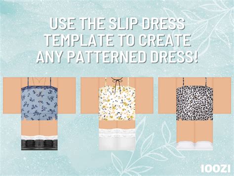 Slip Dress Roblox Clothing Template Roblox Dress Template Digital