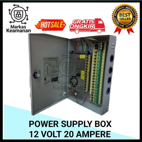 Jual Psu Power Supply Cctv 12v 20a Box Psu Box Cctv Jakarta Barat Markas Keamanan Tokopedia
