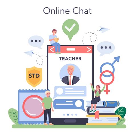 Premium Vector Sexual Education Online Service Or Platform