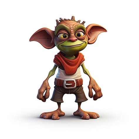 Premium Ai Image Myrobalan 2d Cartoon Illustraton On White Background High