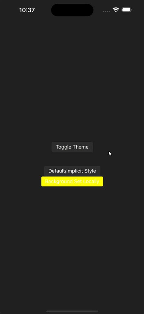 Overridden Theme Resources Are Not Applied When Used In A Default