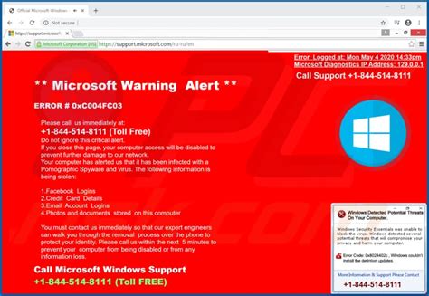 Activation Security Warning Pop Up Scam Removal And Recovery Steps Updated