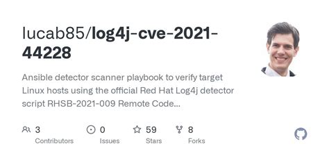 github lucab85 log4j cve 2021 44228 ansible detector scanner