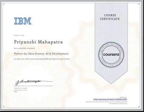 Datascience Artificialintelligence Python Softwaredevelopment Coursera Ibm
