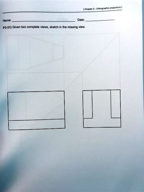 Video Solution Chapter 2 Orthographic Projections Name Date P2 31