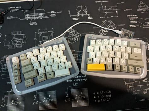 Wireless Alice Split Hotswappable Keyboard Computers And Tech Parts And Accessories Computer