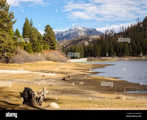 The View Across Hume Lake In Kings Canyon National Park California