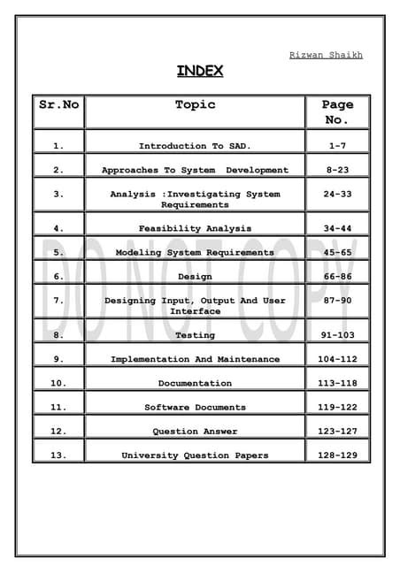 Structured Systems Analysis And Design Methodology