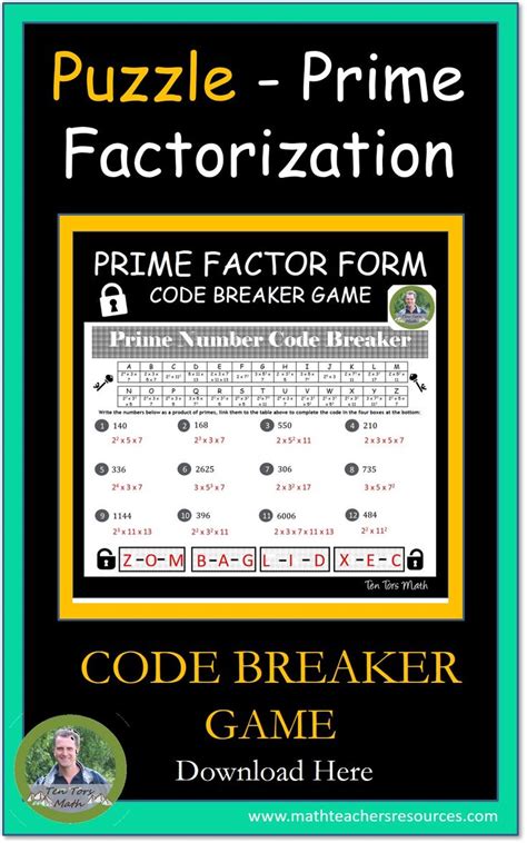 Prime Factorization Activity