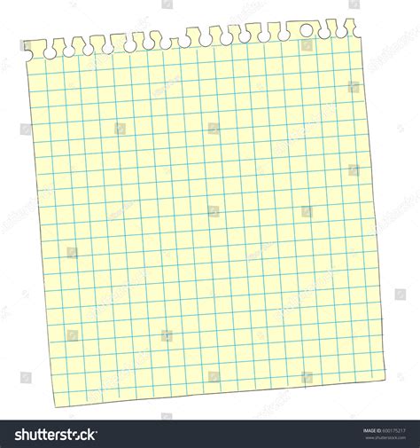School Background Notepad Sheet Stock Vector Royalty Free Shutterstock