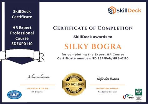 silky bogra on linkedin successfully completed hr expert professional